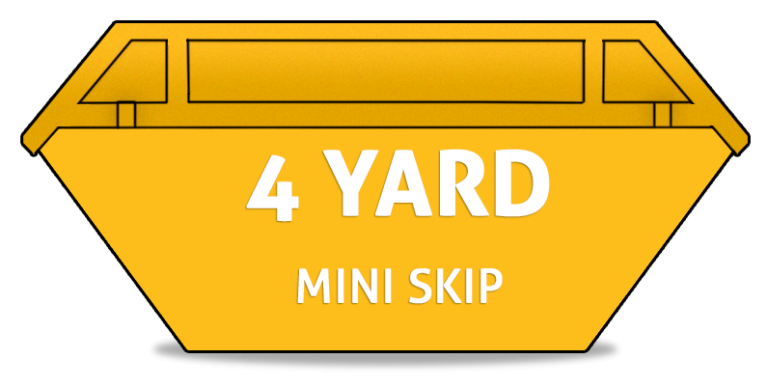 The 4-yard skip provides ample space for moderate waste amounts ...